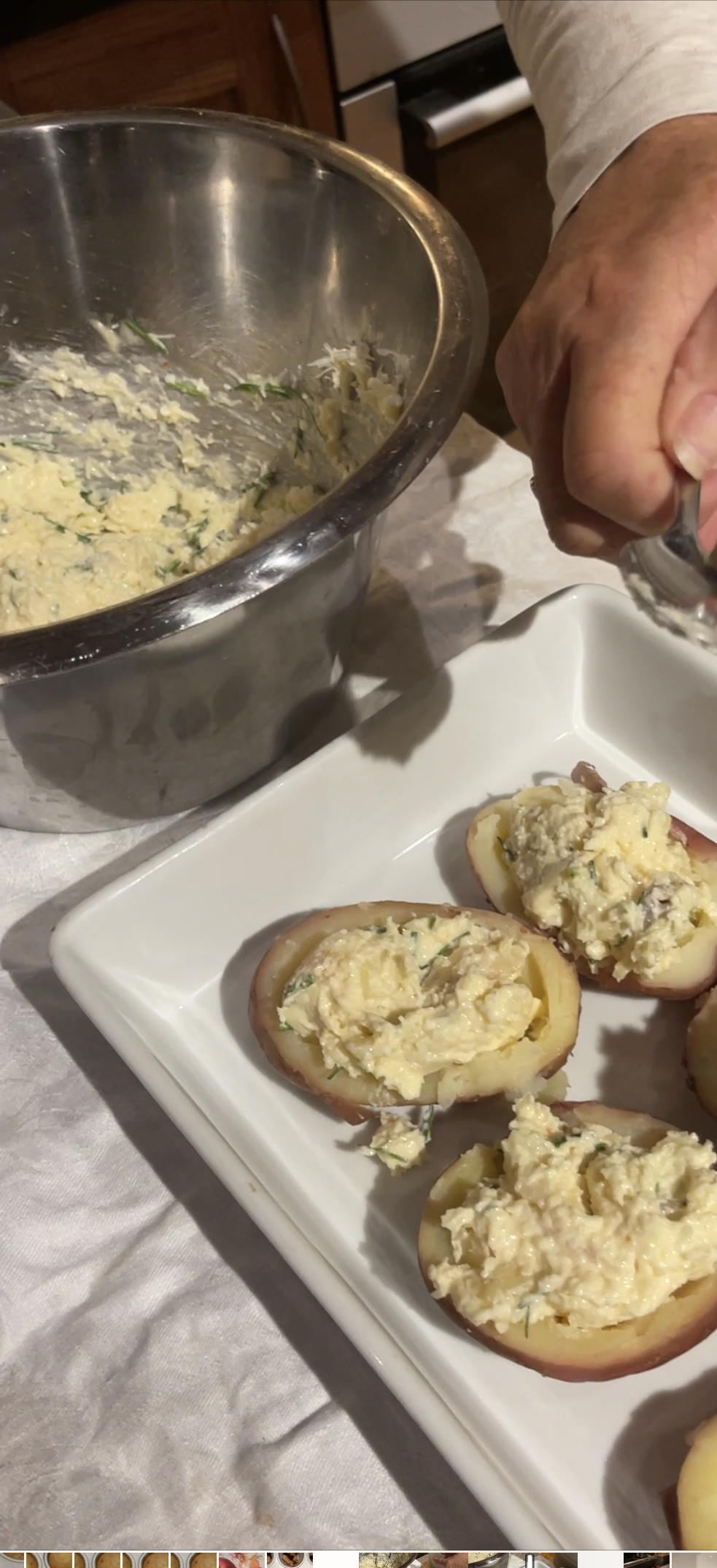 Ostegratinerte bakte poteter - Leve livet – Gøril Wiker